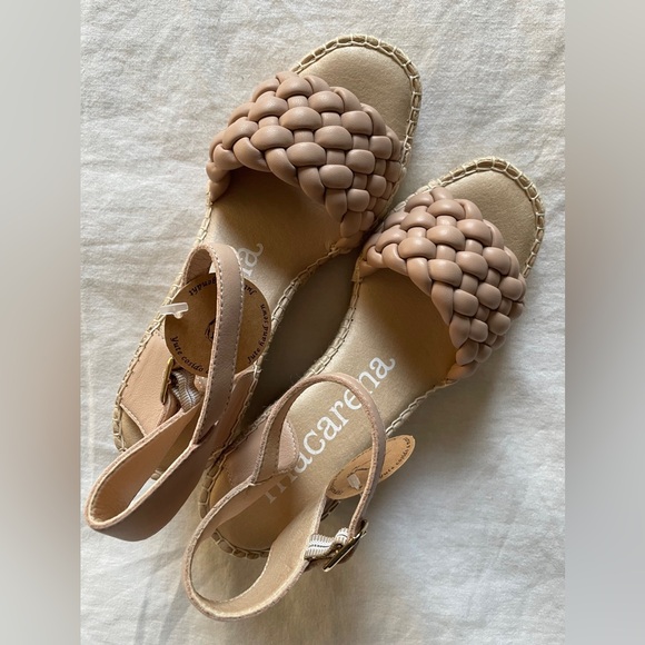 Macarena Collection | Shoes | New Macarena Ines Sand Wedge Espadrille ...